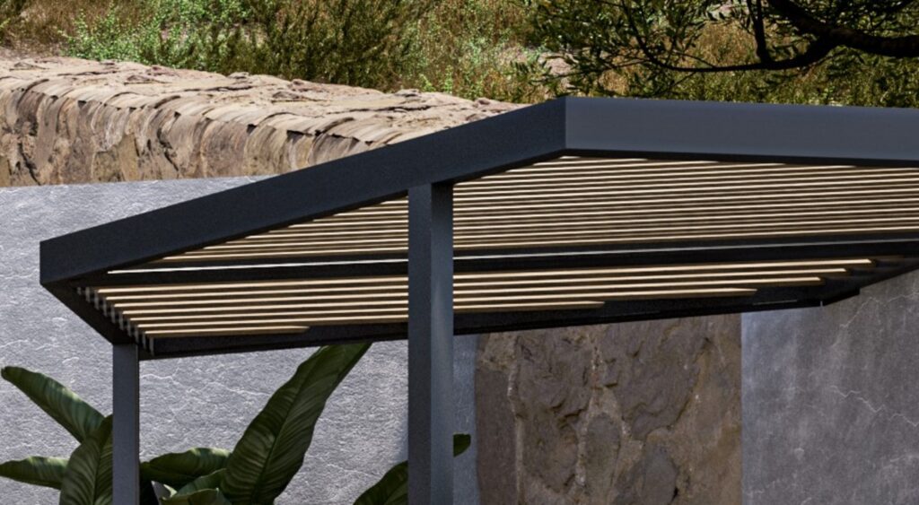 Angled Pergola | GLM Outdoor Solutions | GLM | Pergolas & Outdoor Solutions