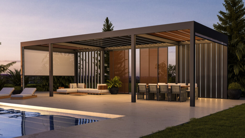 Barcode louvers | GLM Outdoor Solutions | GLM | Pergolas & Outdoor ...